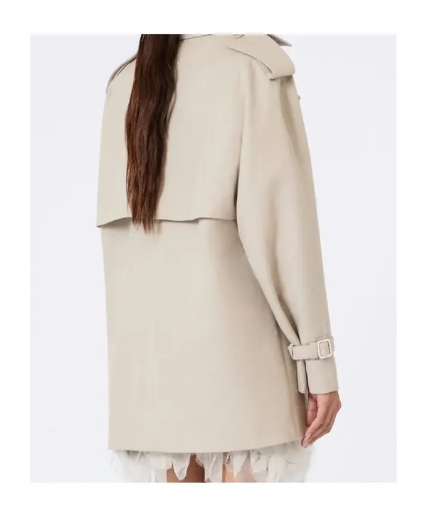 Max Mara Cacio Double-breasted Coat - Sand-colored