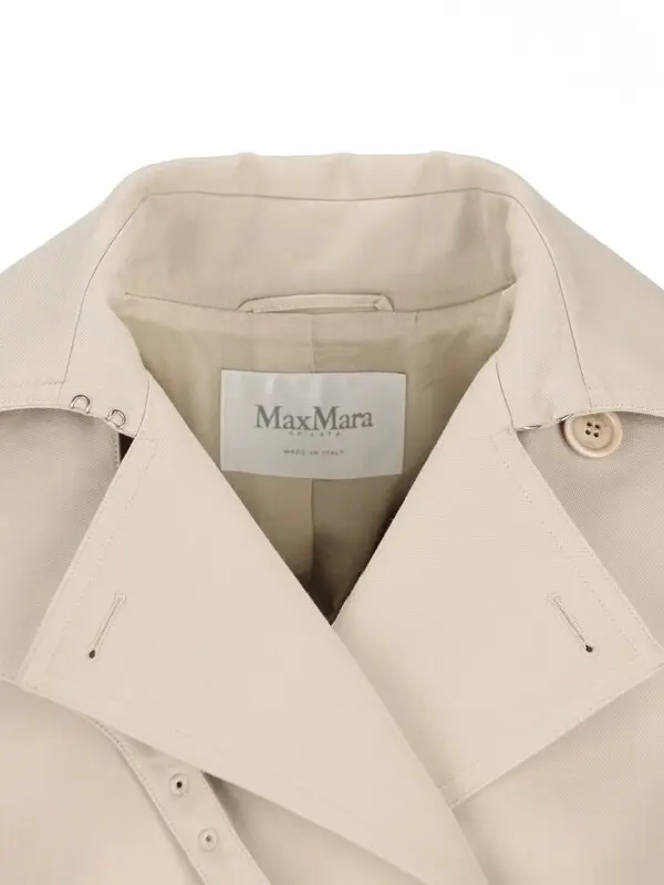 Max Mara Cacio Double-breasted Coat - Sand