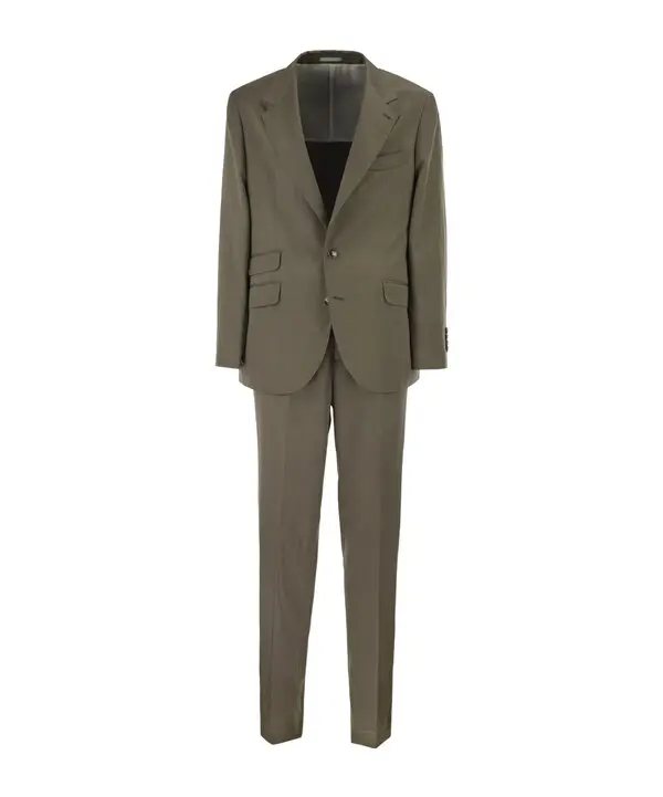 Brunello Cucinelli Single-breasted Suit - Green