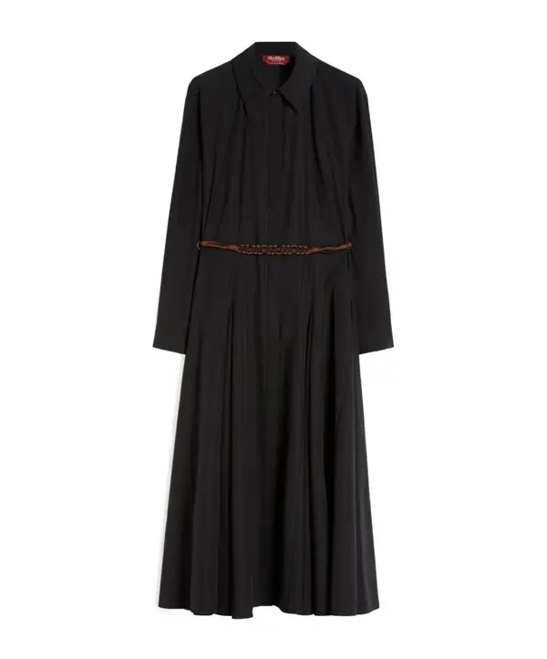 Max Mara Belted Midi Shirt Dress