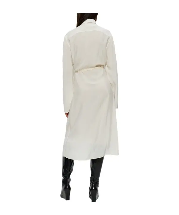 MAISON MARGIELA Draped Cutout Shirt Dress