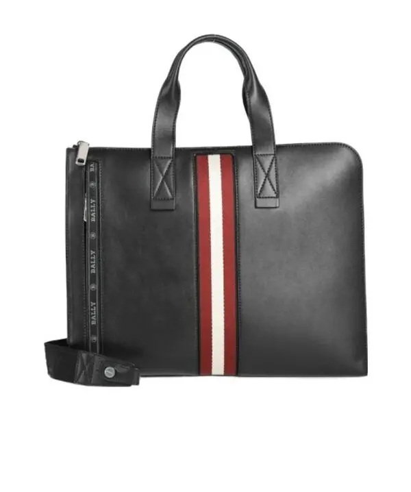 Bally Logo Shoulder Bag - Black