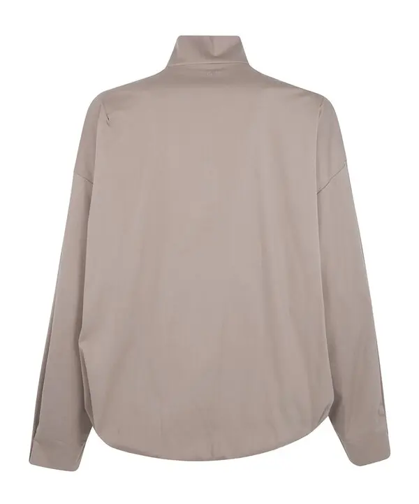 N.21 High-neck Zip-up Bomber Jacket