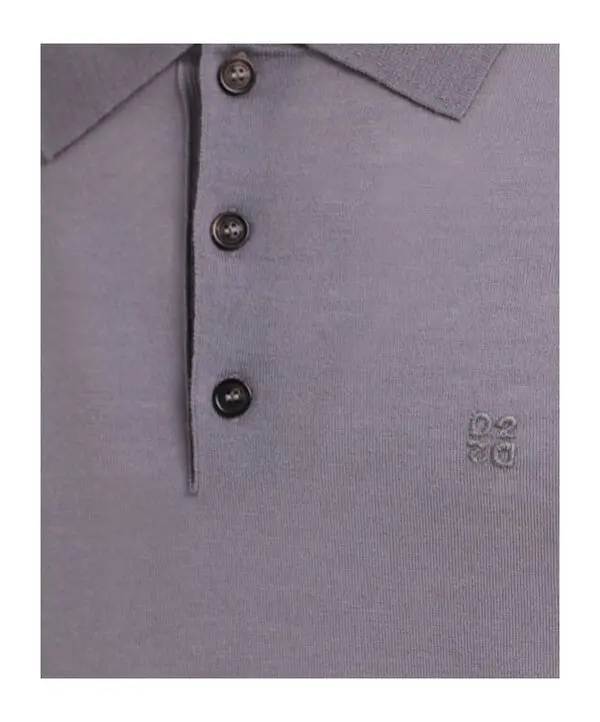Dsquared2 Knit Polo - Gray
