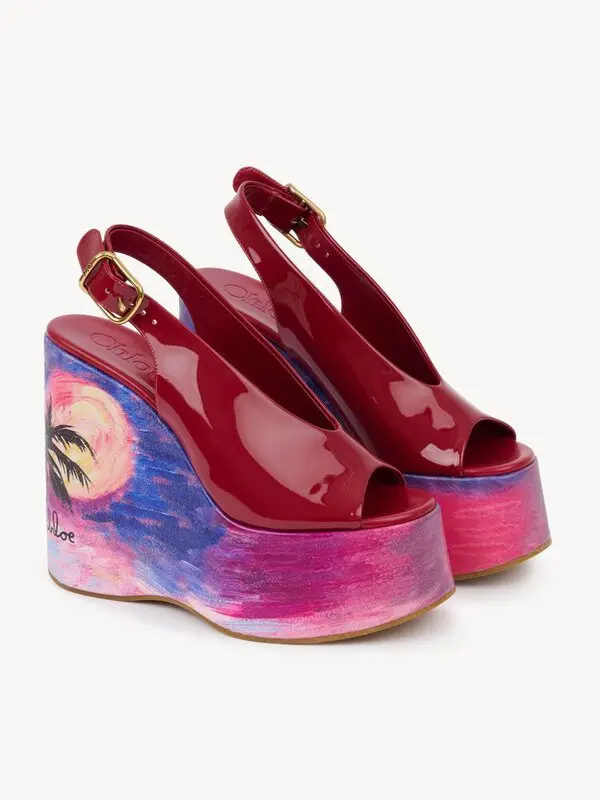 Chloé Maxime Wedge Sandals
