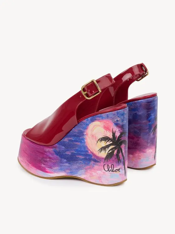 Chloé Maxime Wedge Sandals