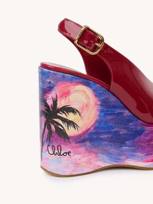 Chloé Maxime Wedge Sandals