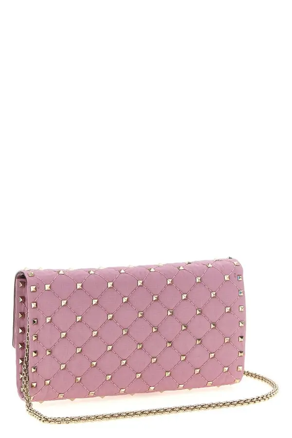 Valentino Garavani Quilted Chain Shoulder Bag - Pink