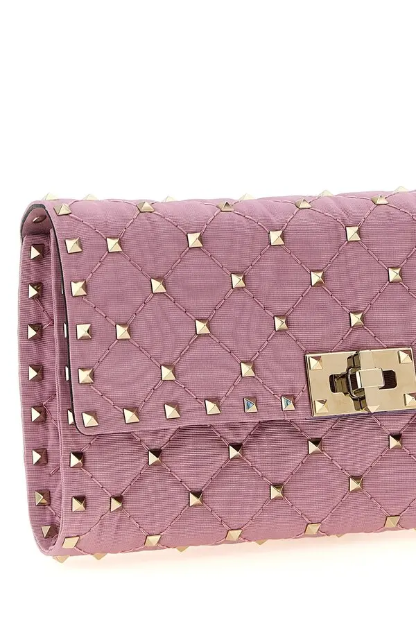 Valentino Garavani Quilted Chain Shoulder Bag - Pink