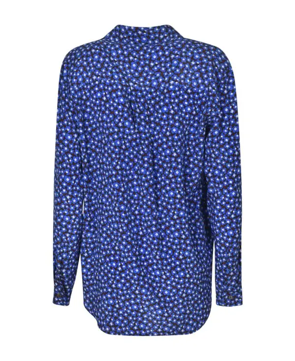 P.a.r.o.s.h Floral Print Long-sleeve Shirt With Bow Detail