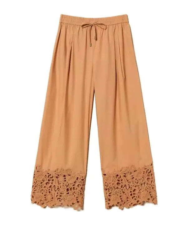 TWINSET Elasticated-waistband Trousers - Pink