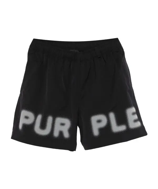 PURPLE BRAND Wordmark Shorts - Black