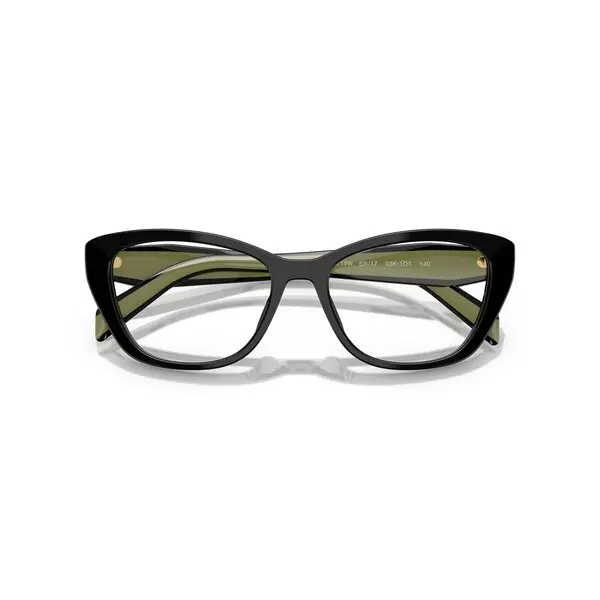 Prada Cat Eye Full Rim Eyeglasses - Black