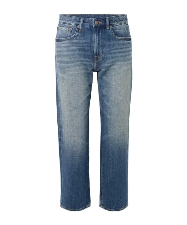 R13 Romeo Straight Leg Jeans - Medium Denim Blue