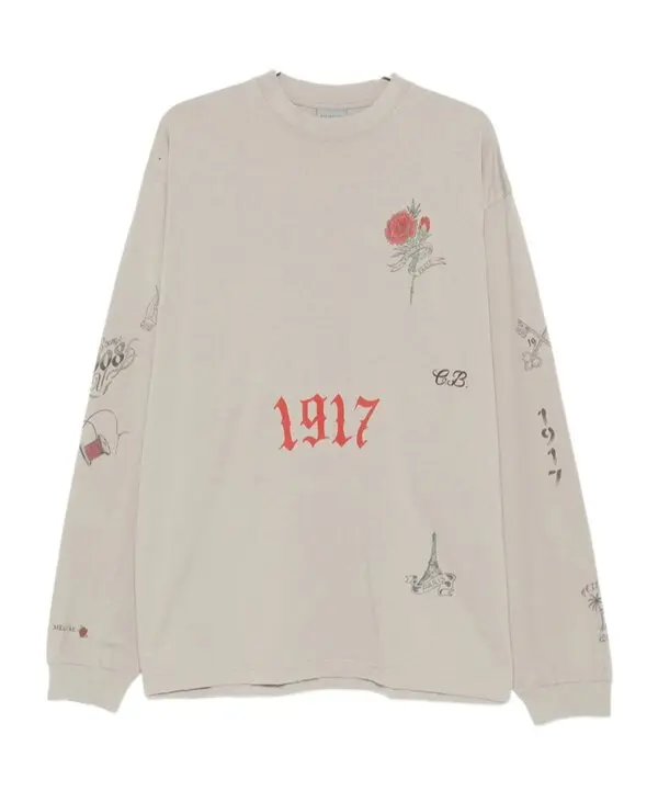 Balenciaga Long-sleeved T-shirt - White