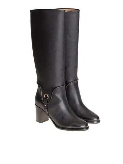 FERRAGAMO Knee High Boots