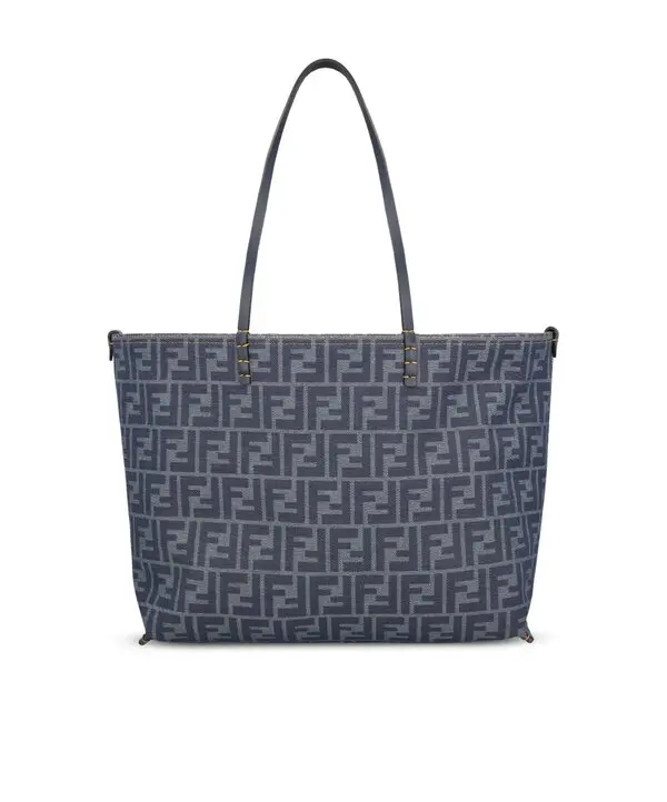 Fendi Ff Jacquard Reversible Tote Bag - Blue