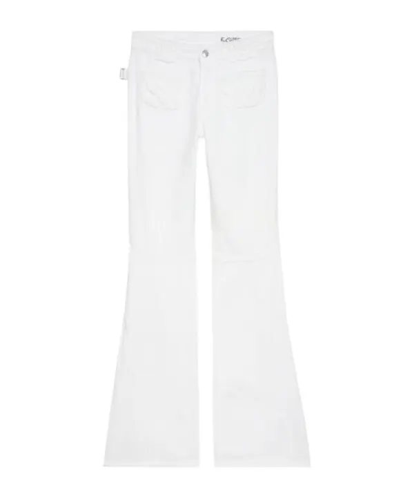 Zadig&Voltaire Belt Loop Jeans - White
