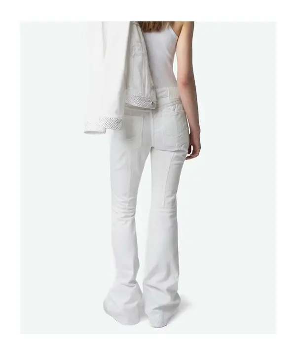 Zadig&Voltaire Belt Loop Jeans - White