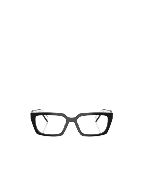 Prada Rectangle Frame Eyeglasses - Black