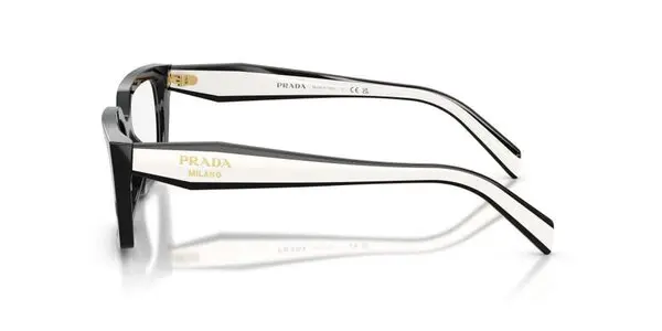 Prada Rectangle Frame Eyeglasses - Black