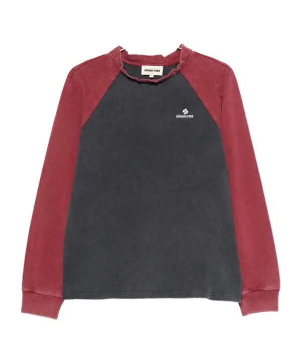 SHUSHU/TONG Long Sleeve Sweatshirt With Raglan Sleeves