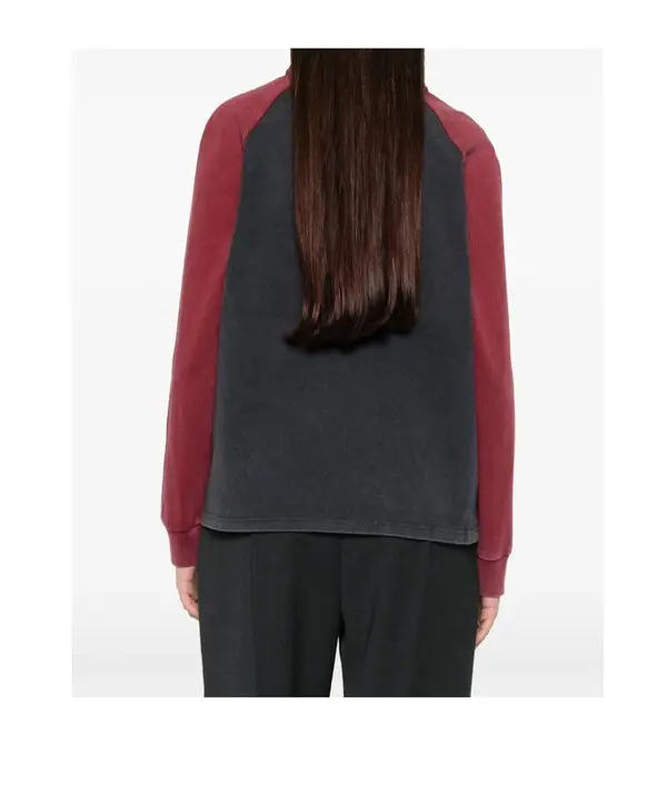 SHUSHU/TONG Long Sleeve Sweatshirt With Raglan Sleeves