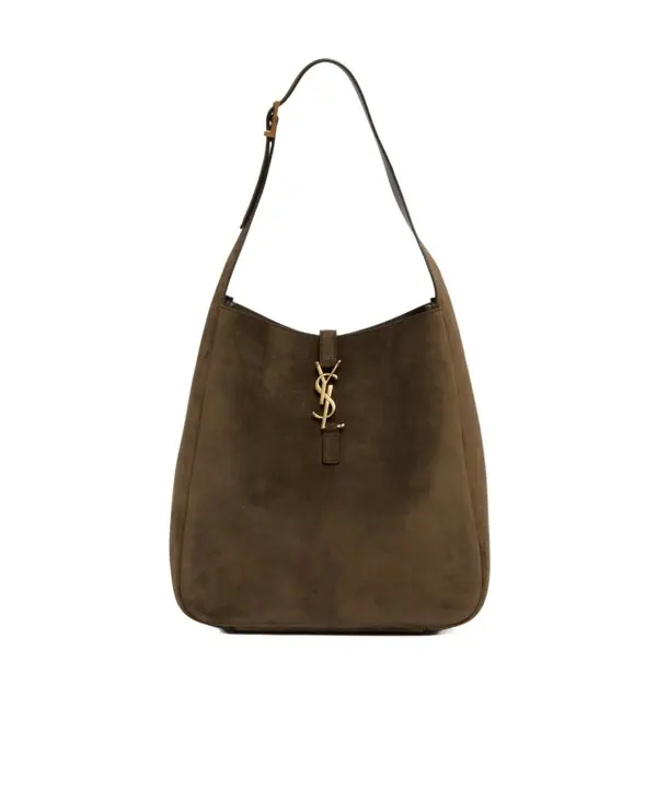 Saint Laurent Logo Plaque Shoulder Bag