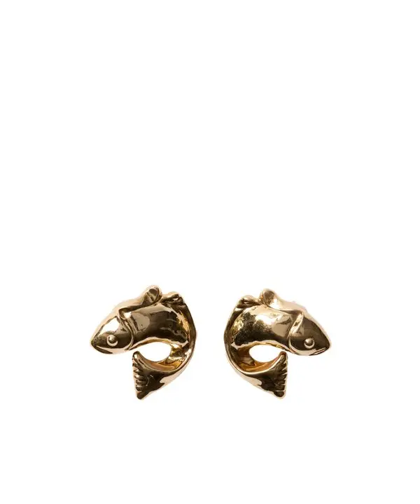 Jacquemus Fish Motif Earrings - Yellow
