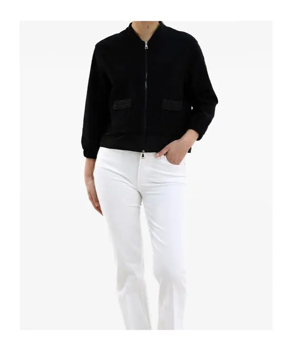 Moncler Boucle Zip-up Cardigan