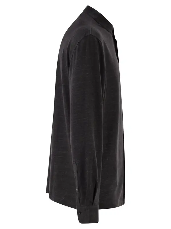 Brunello Cucinelli Mandarin-collar Shirt