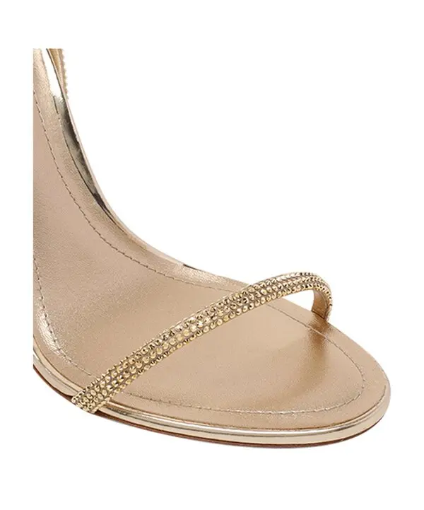 Rene Caovilla Embellished Stiletto Heel Ankle Strap Sandals