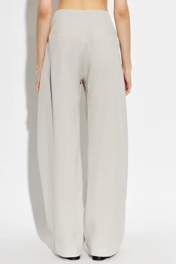 IRO PARIS Pleated High-waisted Wide-leg Trousers - No
