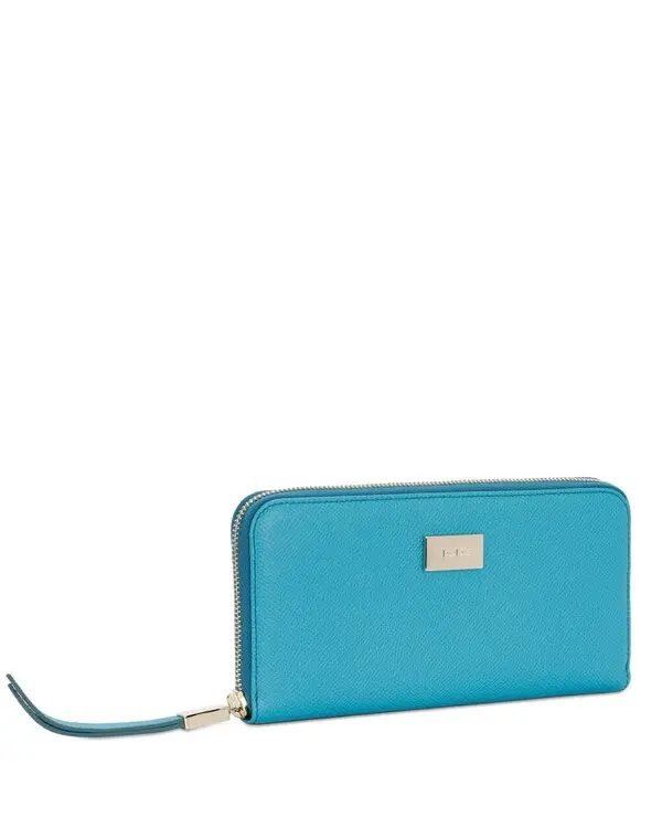 TOD'S Logo Buckle Wallet - Green