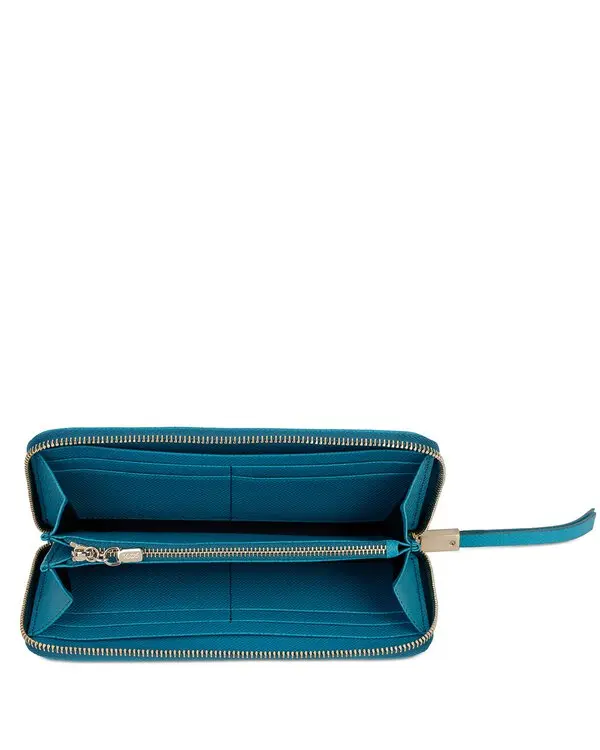 TOD'S Logo Buckle Wallet - Green