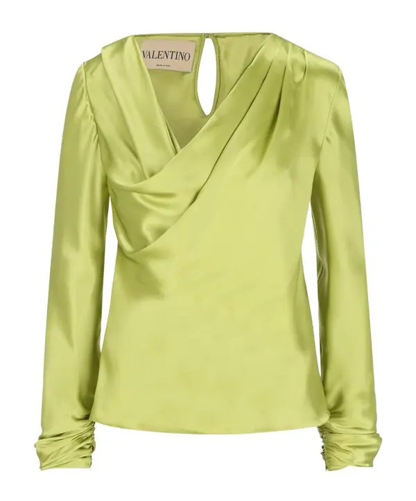 Valentino Garavani Draped Long-sleeved Top