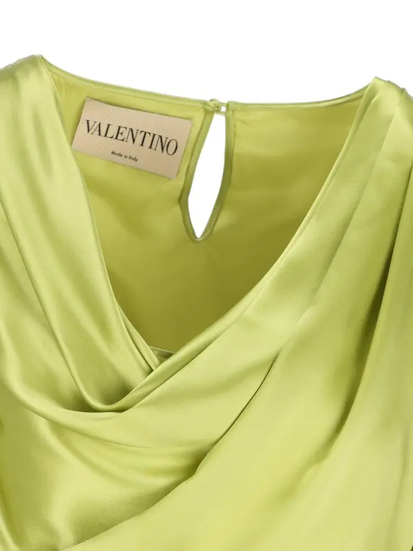 Valentino Garavani Draped Long-sleeved Top