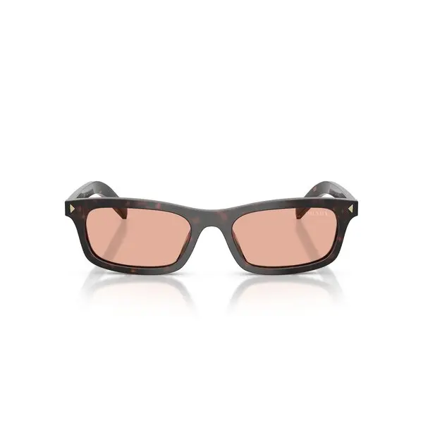 Prada Rectangle Frame Sunglasses - Nude