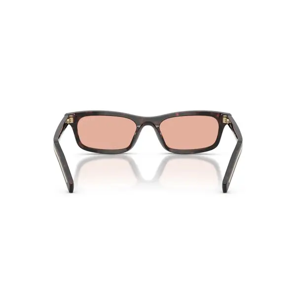 Prada Rectangle Frame Sunglasses - Nude