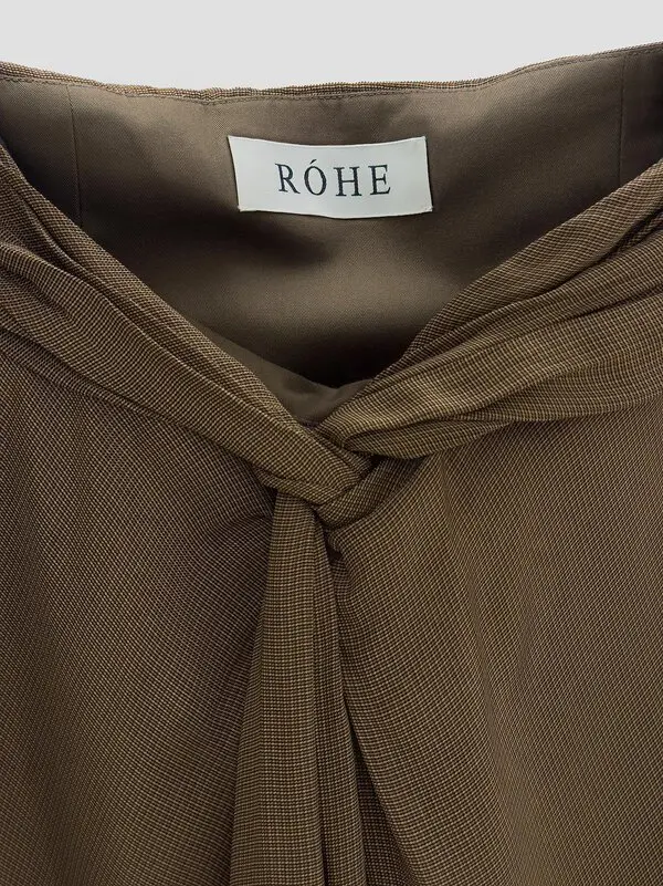 RÓHE Draped Sarong Skirt