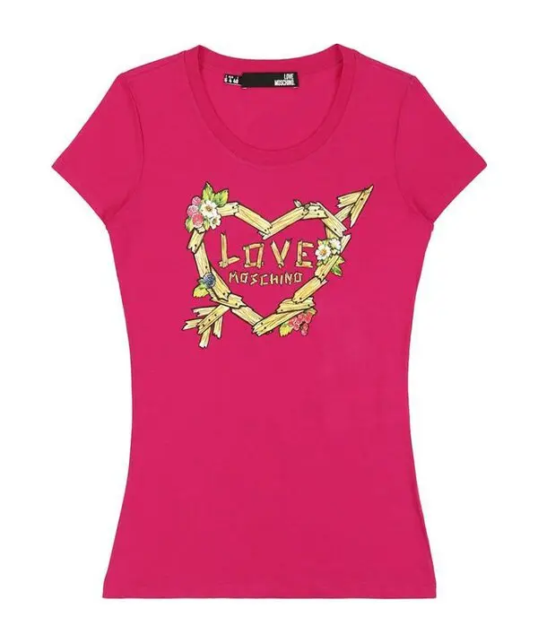 Moschino Heart Print T-shirt