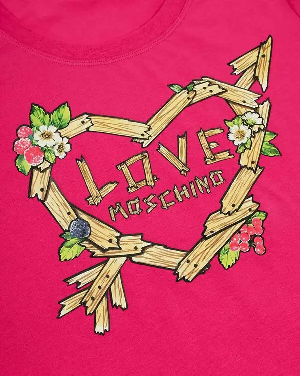 Moschino Heart Print T-shirt