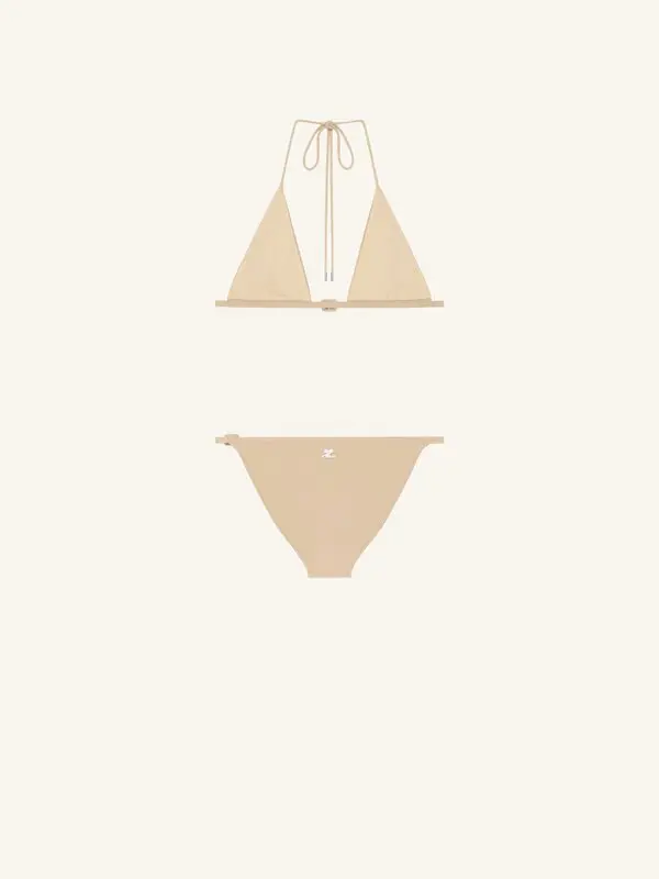 COURREGES Buckle Bikini Set - Nude