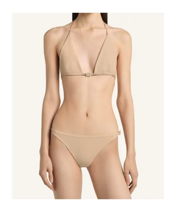 COURREGES Buckle Bikini Set - Nude