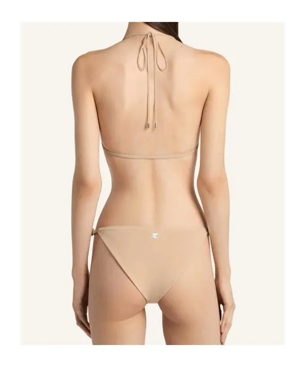COURREGES Buckle Bikini Set - Nude