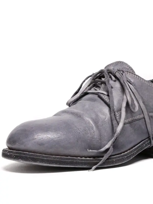 Guidi Lace Up Leather Flat