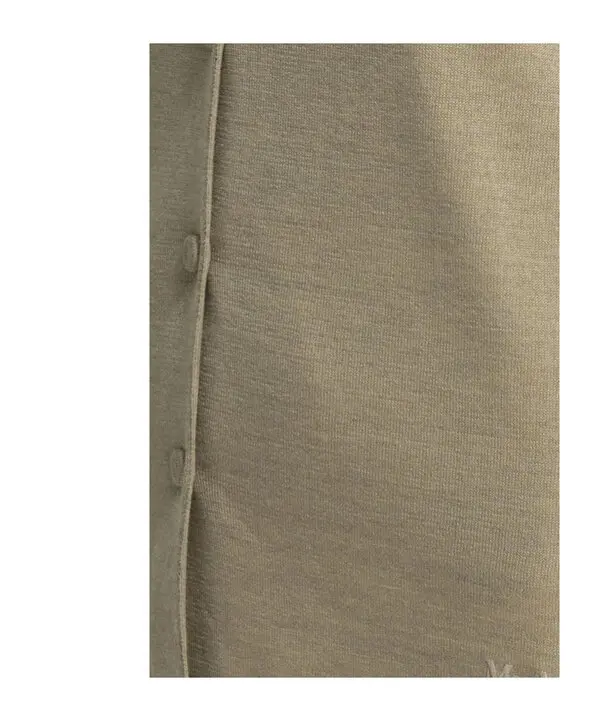 Max Mara Fine Knit Polo Cardigan - Beige