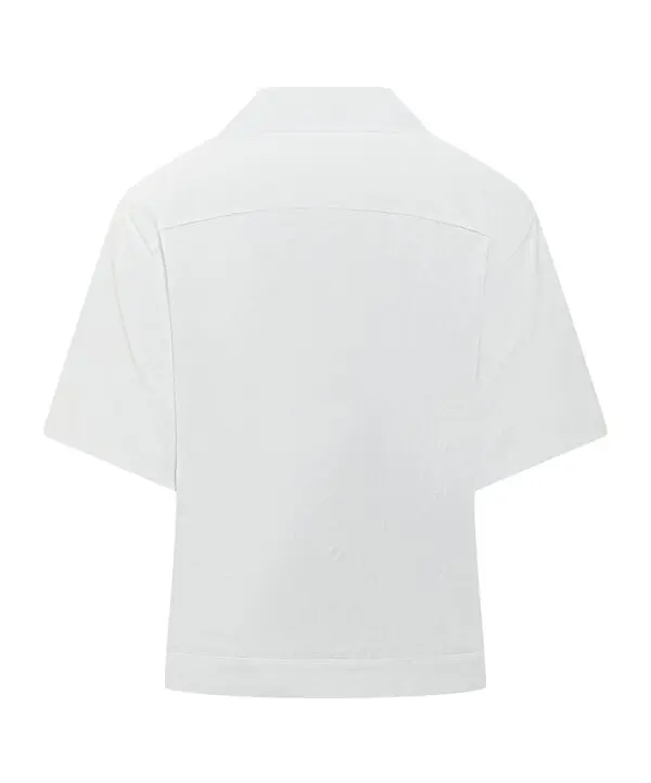 Dsquared2 Striped Panel Bowling Shirt - Pink