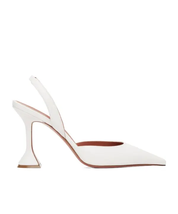 Amina Muaddi Holli Sling 95 Pointed Toe High-heeled Sandals