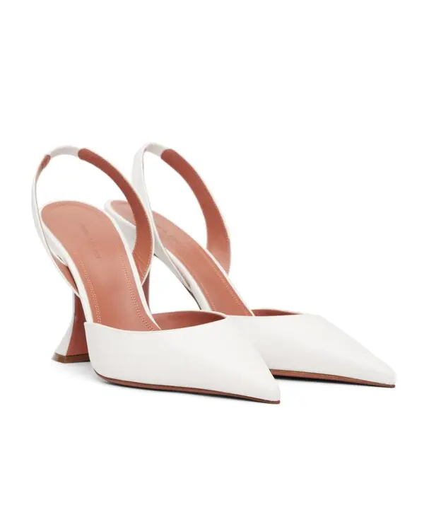 Amina Muaddi Holli Sling 95 Pointed Toe High-heeled Sandals